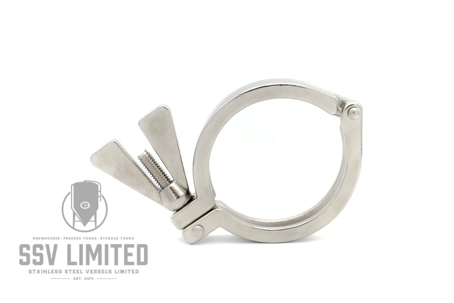 Single Hinged Clamp | Stainless Steel Vessels Limited