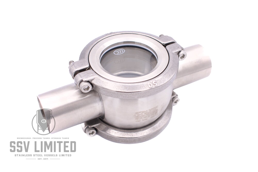 Varivent Sight Glass- WELD/WELD | Stainless Steel Vessels Limited
