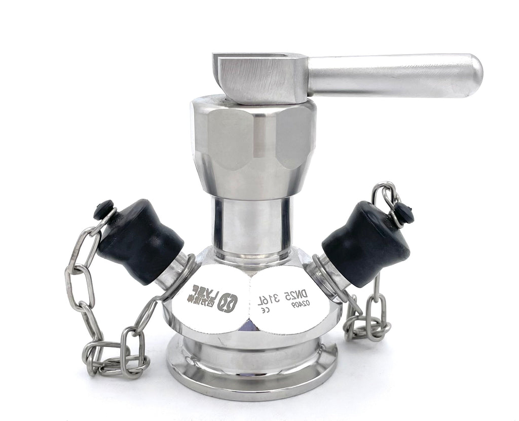 Hygienic Aseptic Sample Valve With Handle - Sample tap tri-clamp conne ...