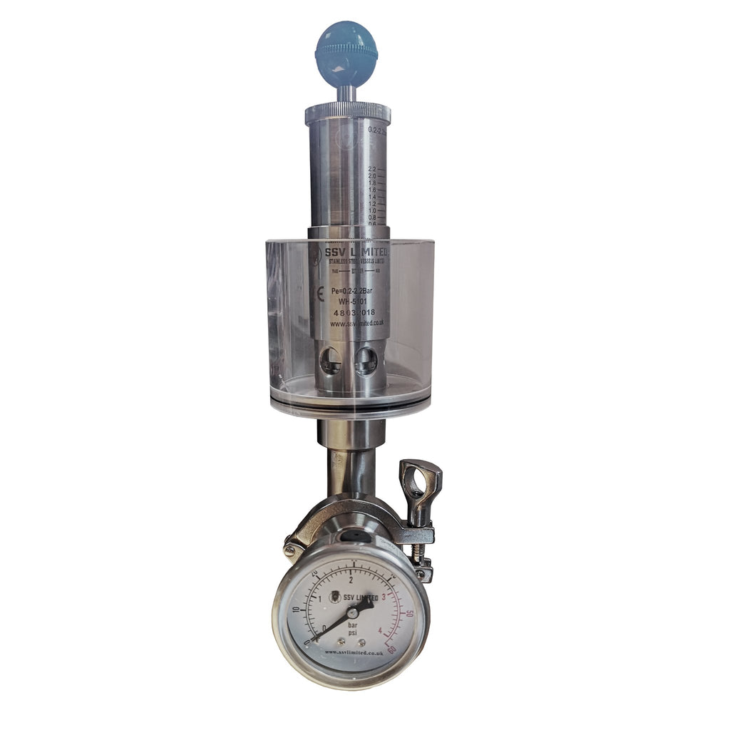 SSV Vertical Spunding Valve | Stainless Steel Vessels Limited